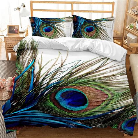 Peacock Feather Bedding