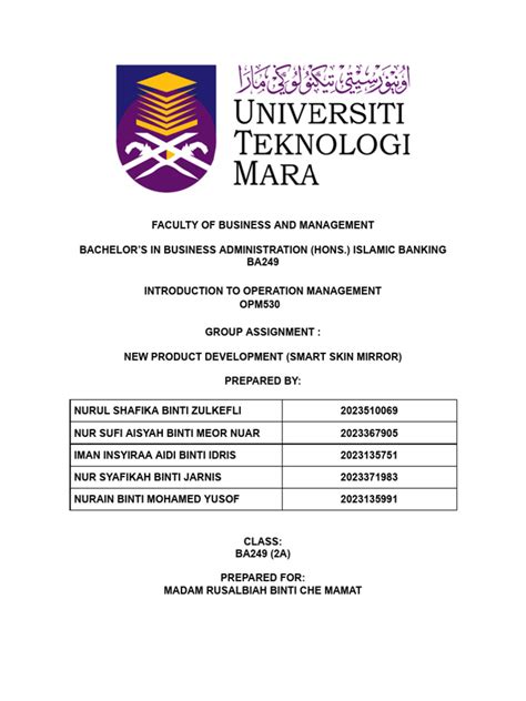 Opm Group 2 Report Assignment Pdf Supply Chain Supply Chain