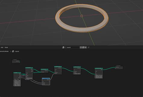 Modeling Mocking Up A Small Circular City Layout With Geometry Nodes