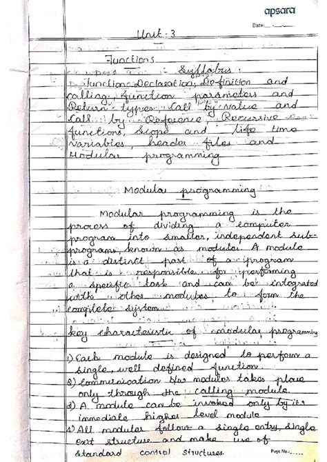 Unit 3 Functions Syllabus And Key Concepts Studocu