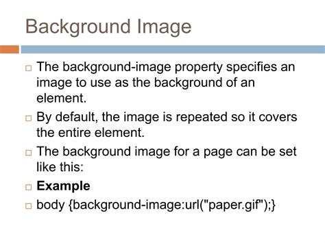 Introduction To Css Pptx Web Design And Html Internet