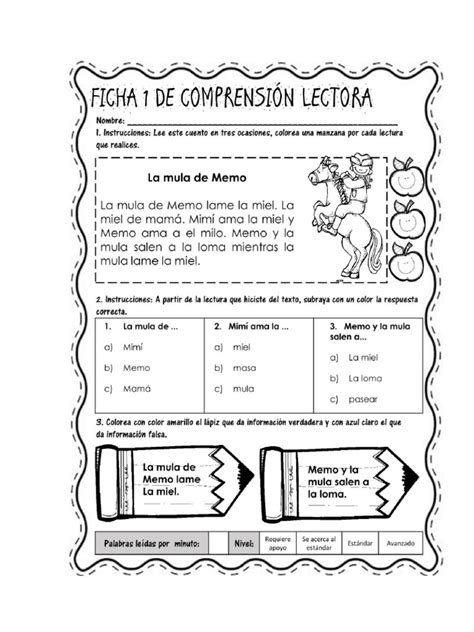 Lecturas 1° Básico Pdf