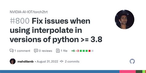 Fix Issues When Using Interpolate In Versions Of Python By Mahdilamb Pull Request