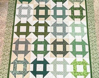 Churn Dash Quilt Block Pattern Etsy