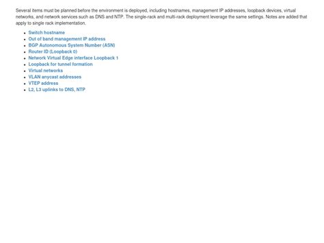 Fabric Planning Dell Enterprise Sonic Deployment For Vxrail With Lacp