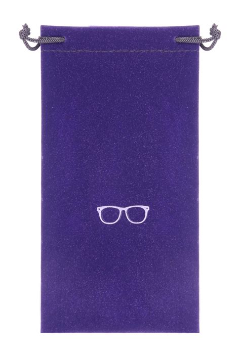 Sunglass Pouch D Purple Clock It To Ya