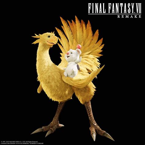 Chocobo And Moogle Final Fantasy Vii Remake Final Fantasy Vii Final