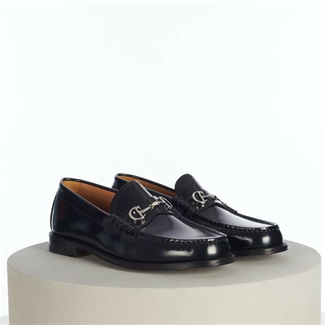 Pre Owned Dior 960 Cd Loafer In Black Polished Calfskin Modesens