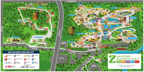 San Antonio Zoo Map And Brochure 2025 2024