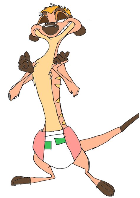 Request Diapered Timon By Excartoonist On Deviantart