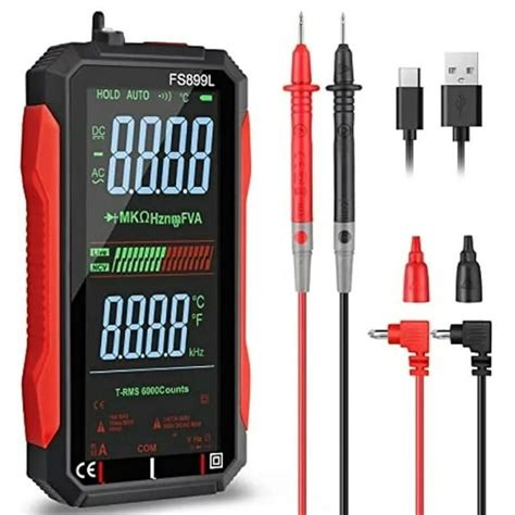 Econest Multifunctional Tester Screen Digital Multimeter Tester Ammeter