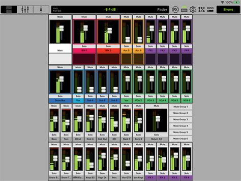 master fader control app mackie