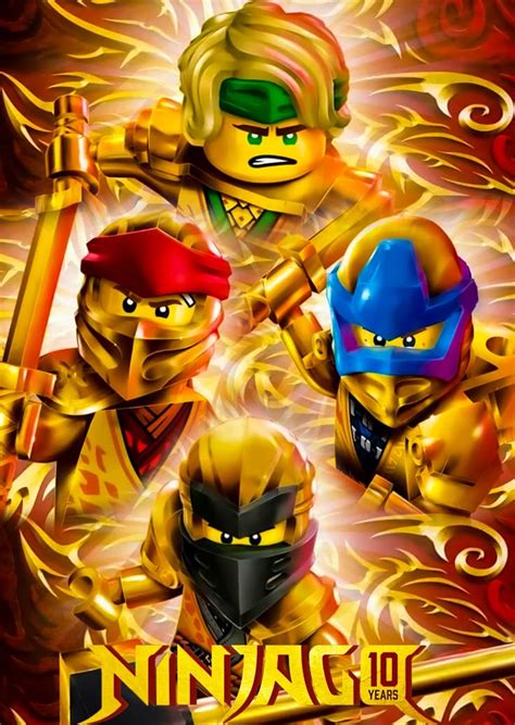 Lego Ninjago Wallpaper Golden Ninja