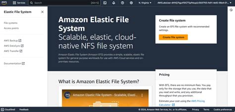 Create An Amazon Elastic File System Efs In The Cloud To Deploy And Maintain An Nfs File