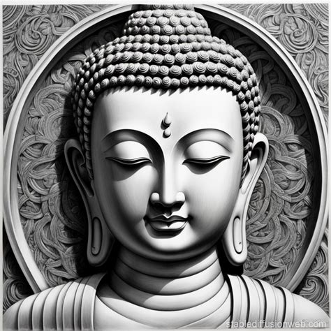 Buddha Bas Relief Stable Diffusion Online
