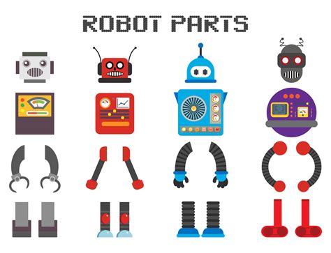 Free Printable Robot Parts At Moses Mitchell Blog