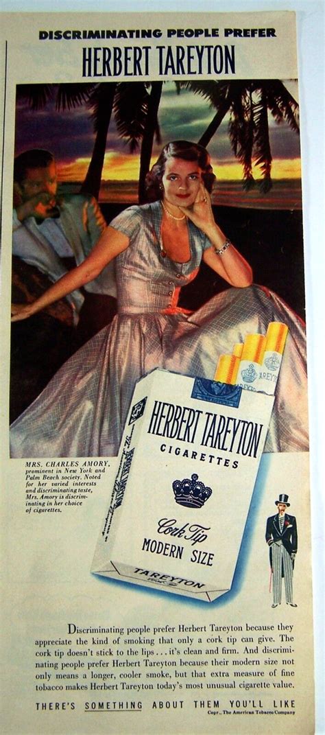 Herbert Tareyton Cigarettes Rare Early Herbert Tareyton Sealed