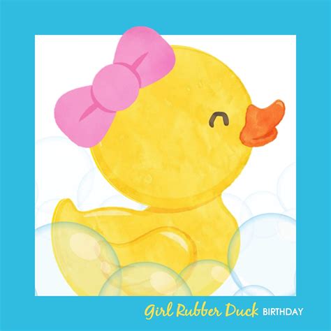 Girl Rubber Duck Birthday Brieezy Boutique