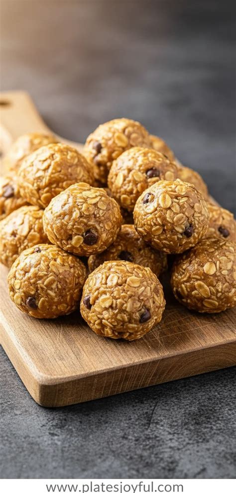 Oatmeal Peanut Butter Energy Bites No Bake Snack Recipe Delicious