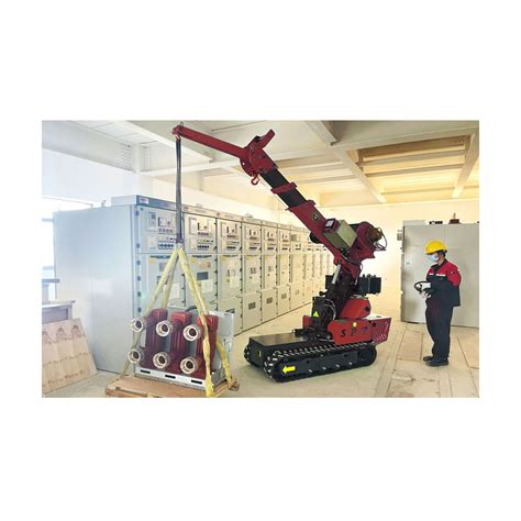 Mini Crane With Radio Remote Control And Hybrid Drive Uplifter
