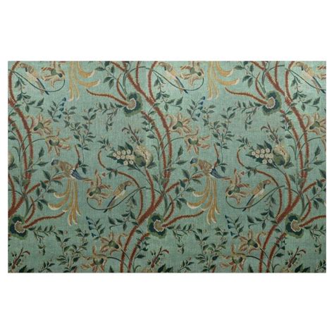 Duck Egg Blue Chinoiserie Pattern Fabric Chinoiserie Pattern Blue