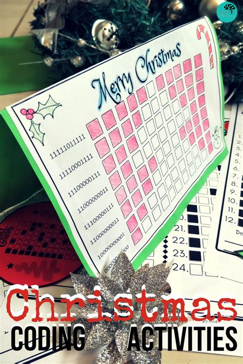 Christmas Binary Coding Unplugged Unplugged Coding Activities