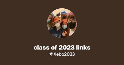 Class Of 2023 Links Twitter Instagram Linktree