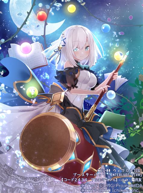 Ori Simo Ars Almal Nijisanji Wixoss Official Art 1girl Blue Eyes