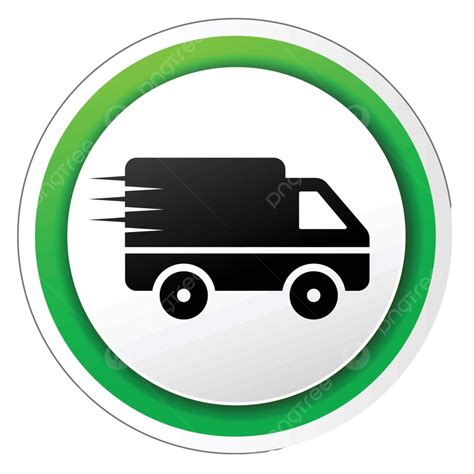 Delivery Icon Vector Emblem Transport Vector Vector Emblem Transport