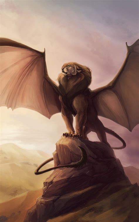 Artstation The Manticores Vow Maria Anisimova Manticore