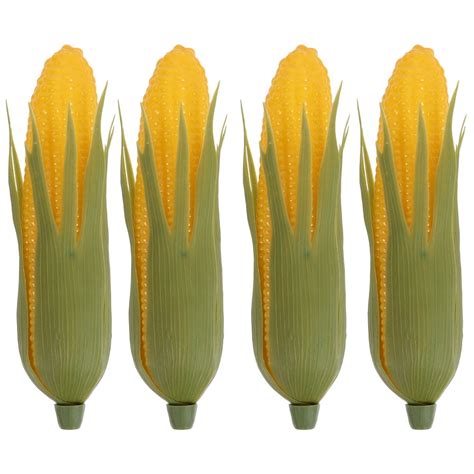 Hemobllo 4pcs Artificial Corn Decors Fake Corn Model Photo Props