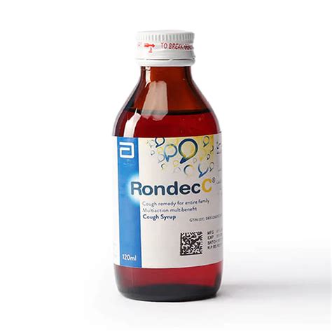 Rondec C 120 Ml Uses Side Effects And Price Smarthealerpk
