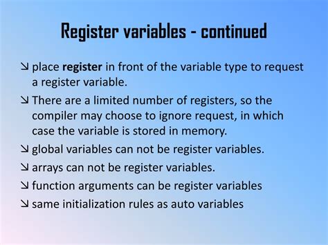 Ppt Chapter 2 Data Types And Storage Classes Powerpoint