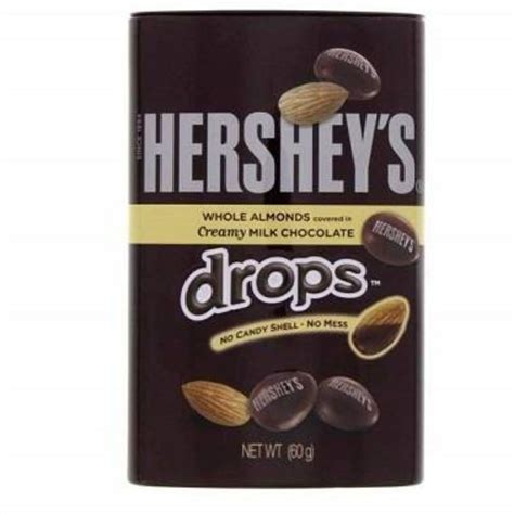 Hersheys Whole Almond Creamy Drops 60g