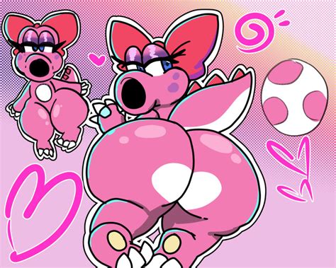 Rule 34 Anthro Ass Big Ass Birdo Claws Egg Feet Female Huge Ass Mario