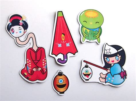 Obake Yokai Magnet Set By Merryhappystudios On DeviantArt