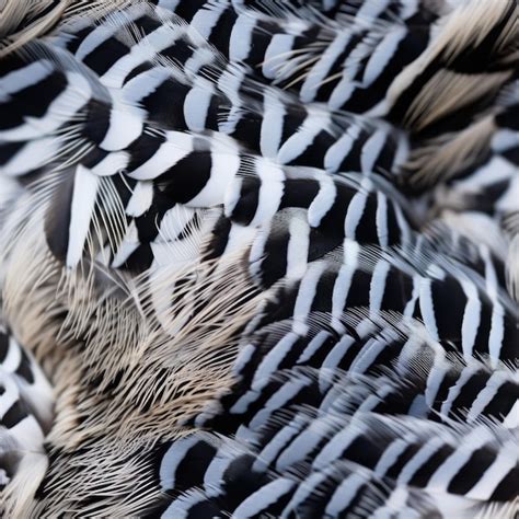 Premium Ai Image Macro Shot Of A Spotted Feather Texture On A Guinea Fowl