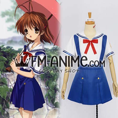 Clannad Nagisa Furukawa Uniform Cosplay Costume Commission Kyou
