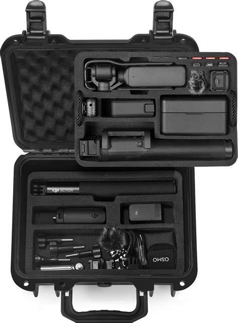 Pulinkai Accessoires Kit Pour Dji Osmo Pocket Transport étui Monter Poitrine Strap Backpack
