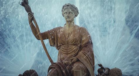 Diosa Ceres Fuentes De Agua Con Esculturas Mitológicas En Los Jardines