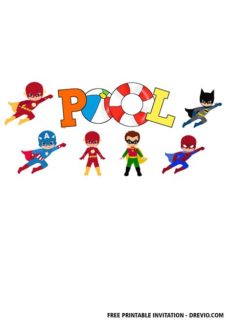 Dive Into The Ultimate Superhero Pool Party Guide Free Invites Inside