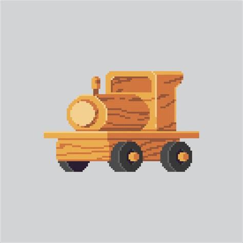 Pixel Train Vector Art Icons And Graphics For Free Download