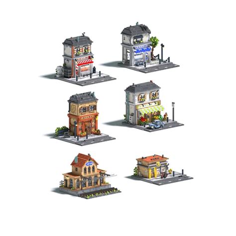 Small Town Buildings Scrolller