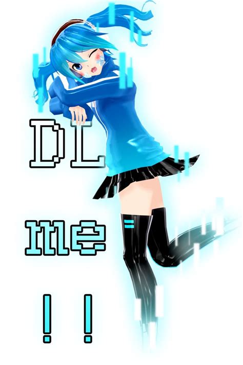 Mmd Ene New Ver Dl Hatsune Miku Miku Anime