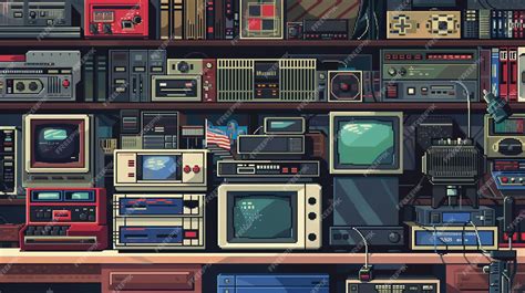 Retro Video Game Graphics With Pixel Art And 8bit Animations Evoke