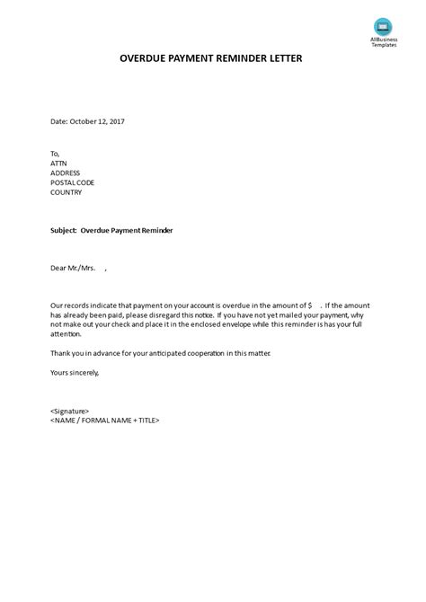 Outstanding Payment