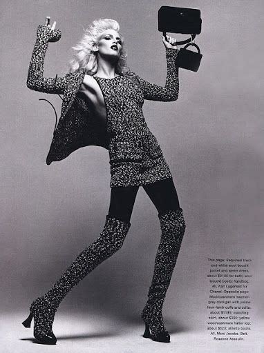 Magazines Update Harpers Bazaar Us Nadja Auermann Patrick