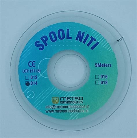 Metal Spool Niti Wires At ₹ 600 Pack In Hyderabad Id 2851784334591