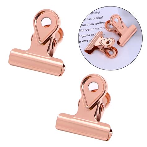 Feltechelectr 20pcs Large Binder Clips With Strong Springs For
