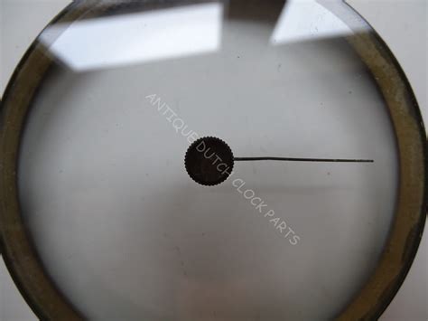 Original Barometer Glass With A Brass Ring And Pointer Adcp